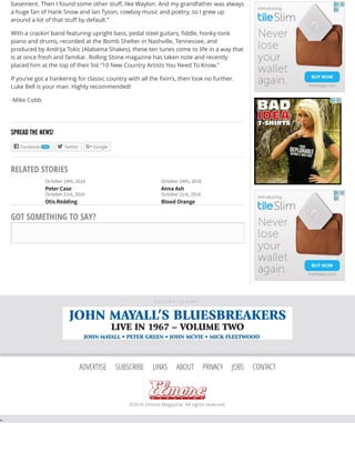 Luke Bell – Elmore Magazine | PDF