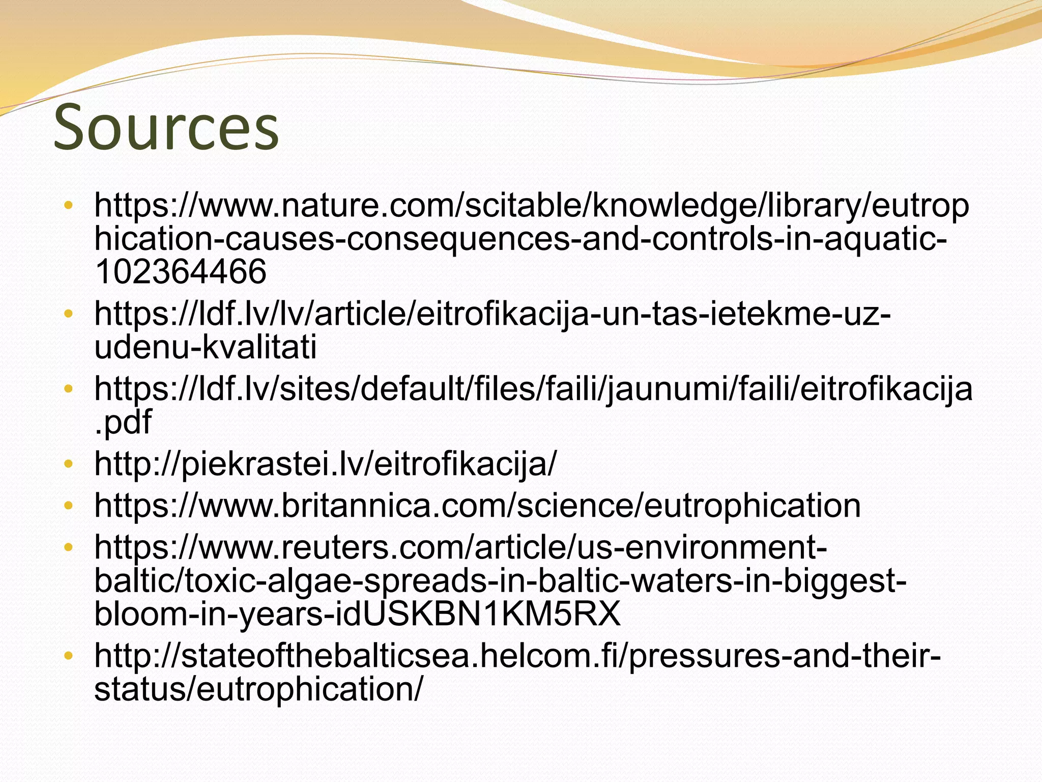 Eutrophication | PPTX