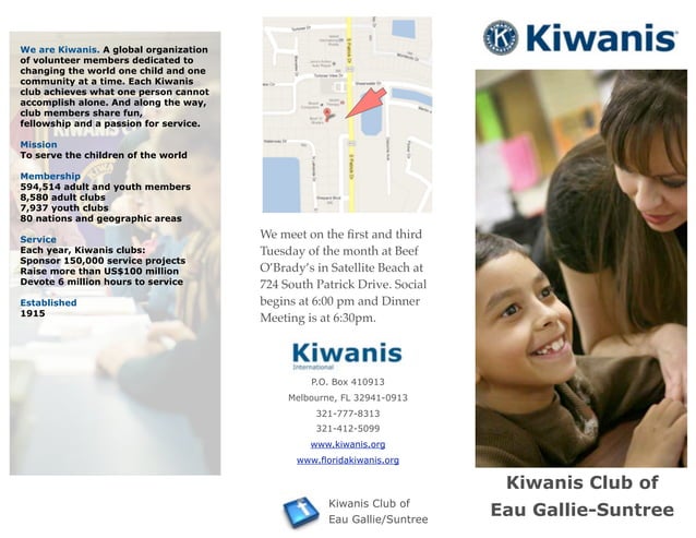 KiwanisBrochureSept2014 | PDF | Daycare and Pre-School | Parenting