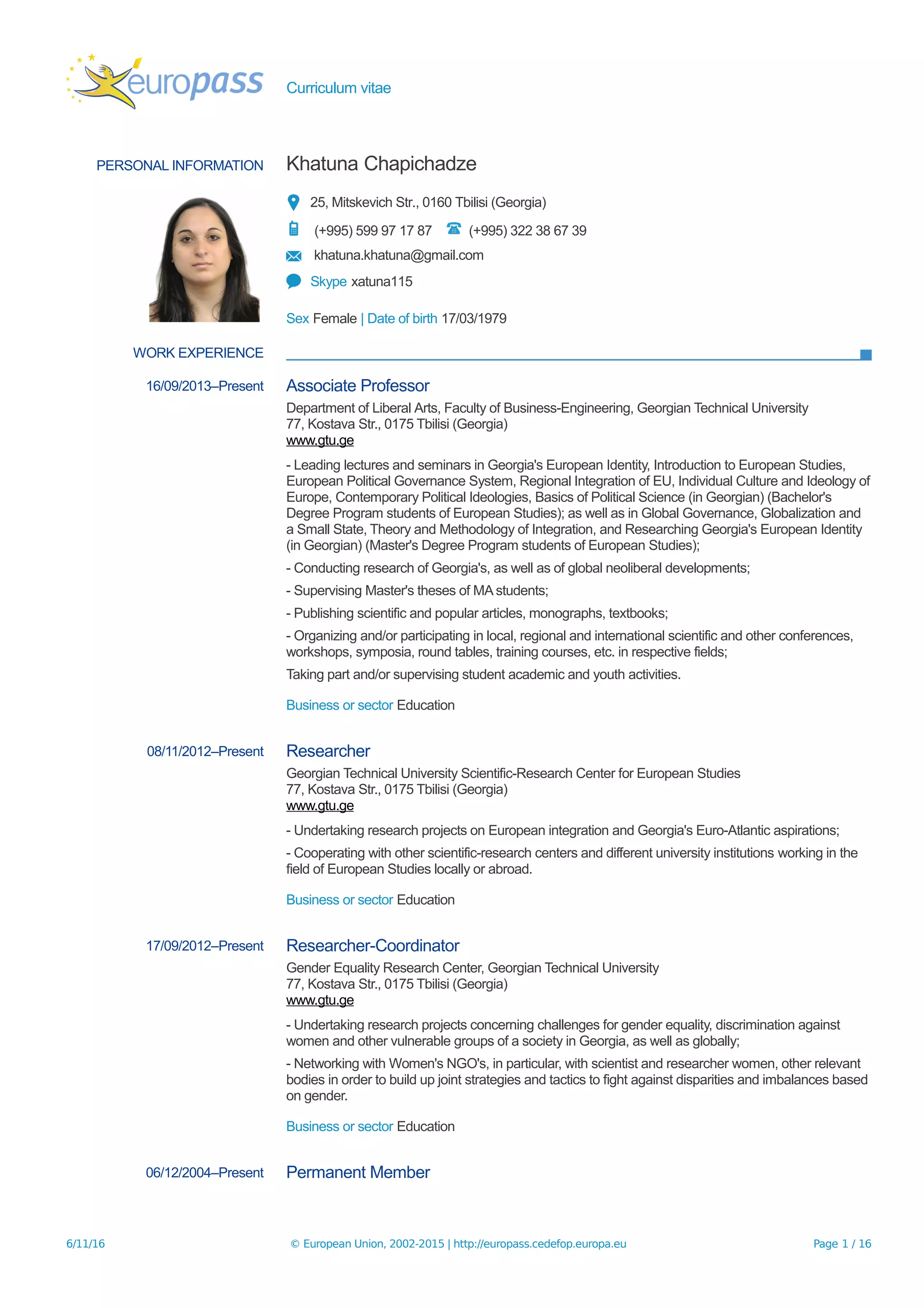 Kh.-Chapichadze-CV-Europass-17.04.2017-EN | PDF