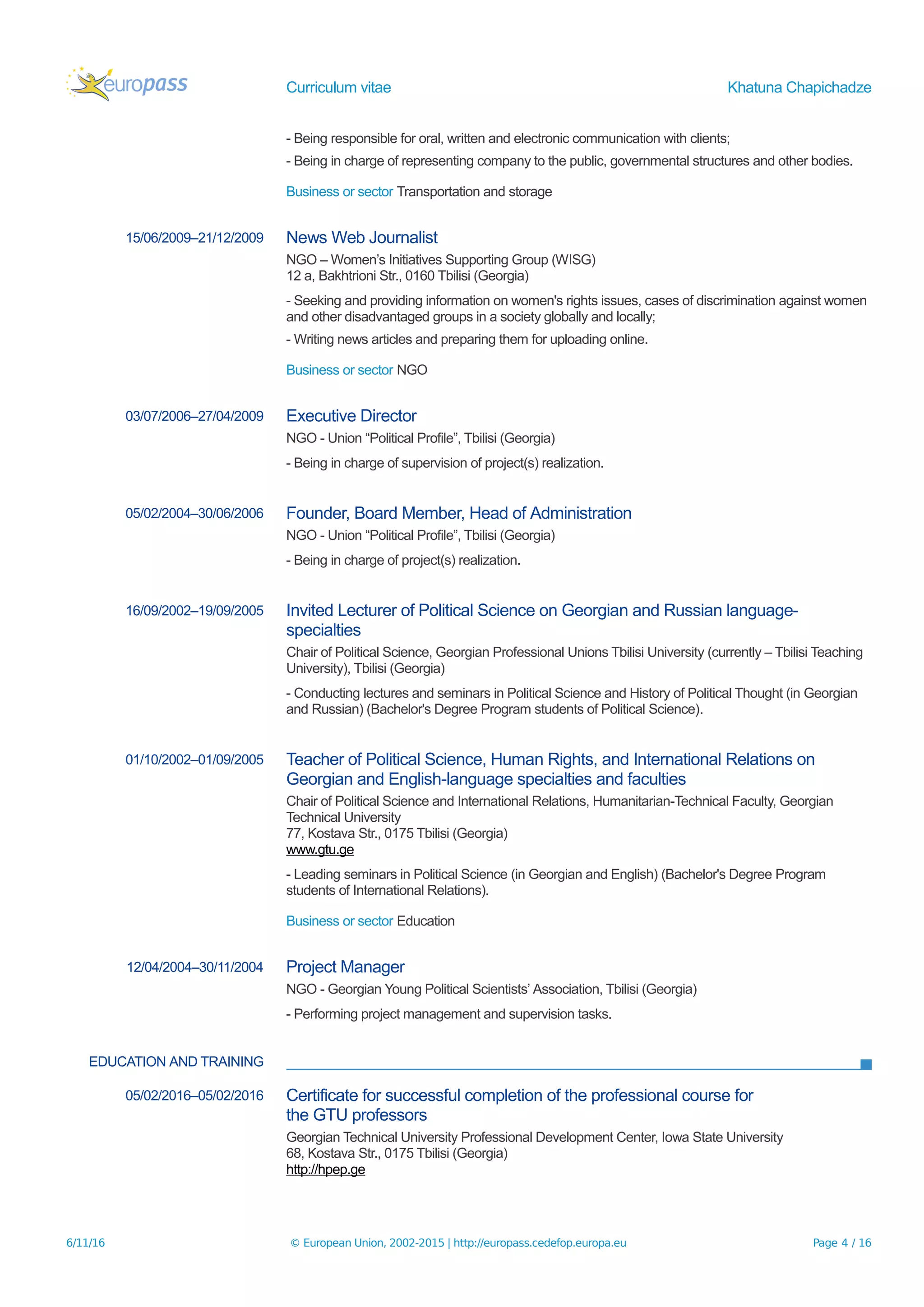 Kh.-Chapichadze-CV-Europass-17.04.2017-EN | PDF