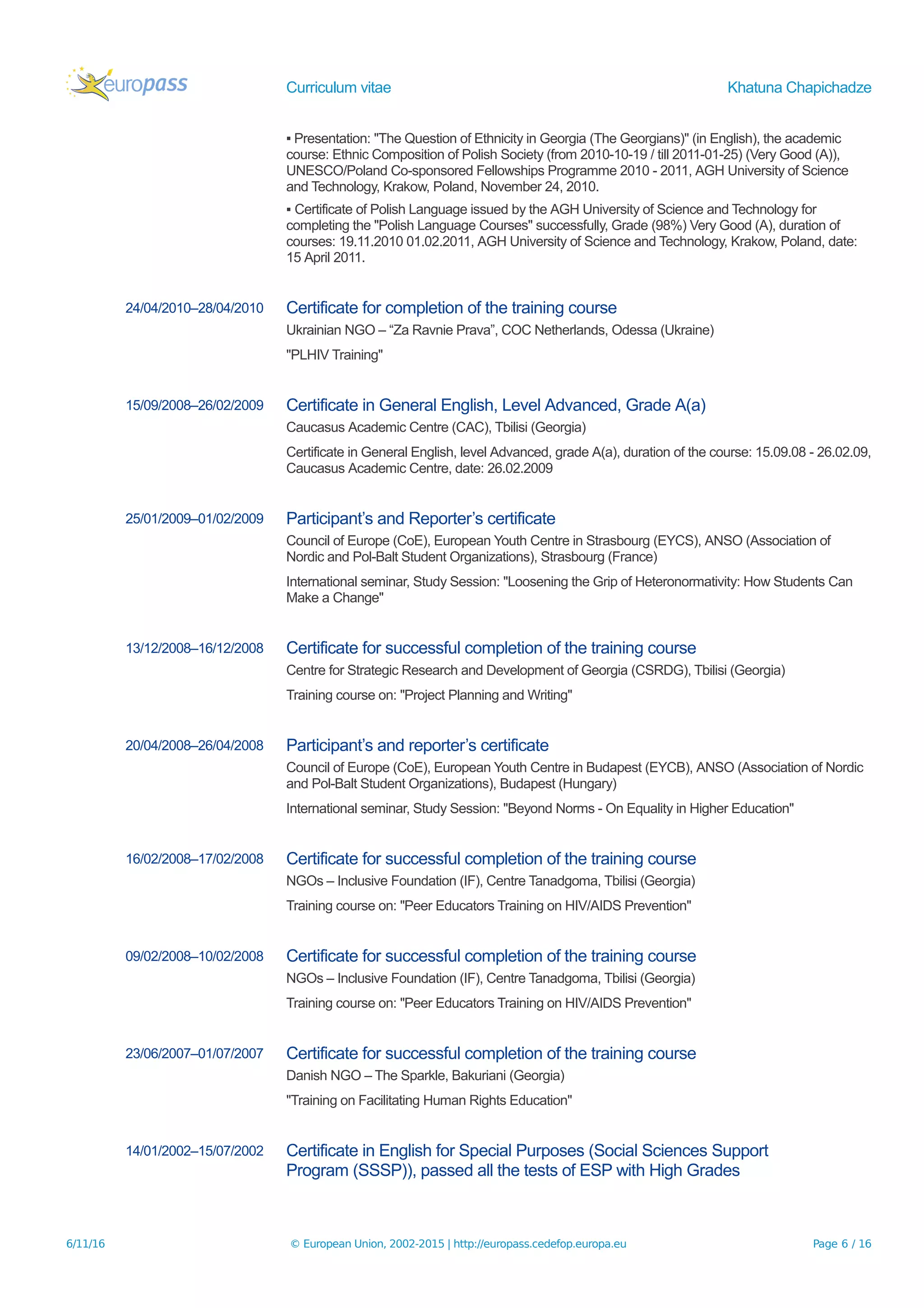 Kh.-Chapichadze-CV-Europass-17.04.2017-EN | PDF