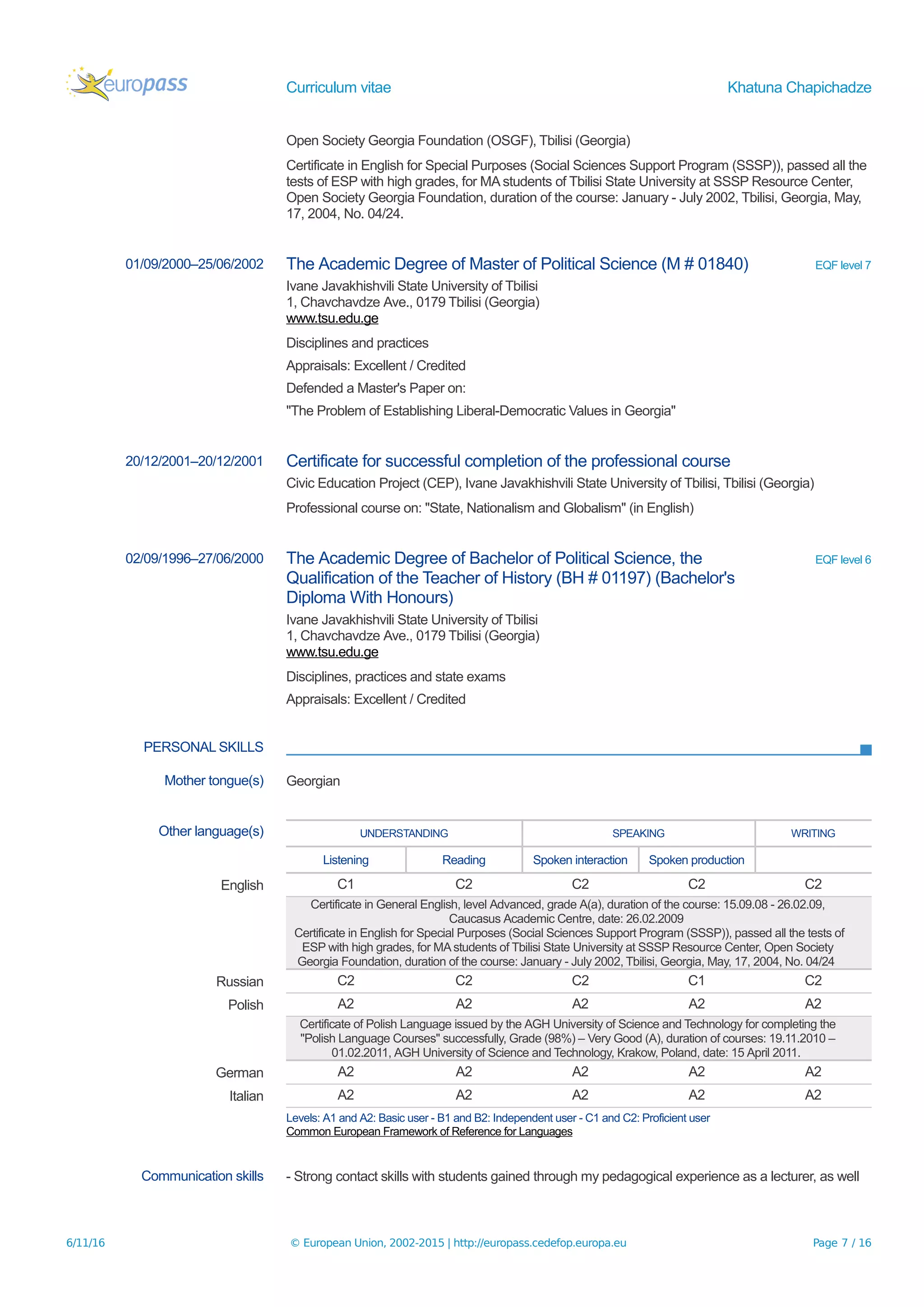 Kh.-Chapichadze-CV-Europass-17.04.2017-EN | PDF