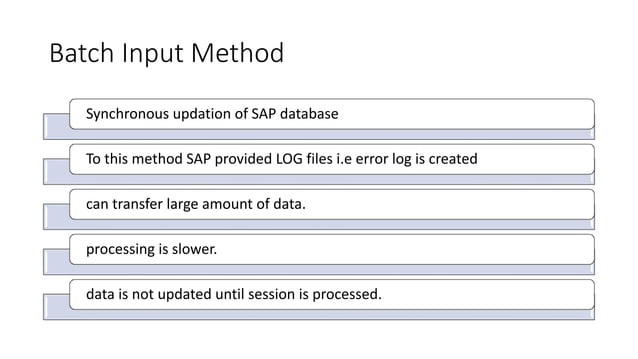 Bdc BATCH DATA COMMUNICATION | PPTX | Databases | Computer Software and Applications