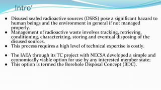 The Borehole Disposal Concept | PPT