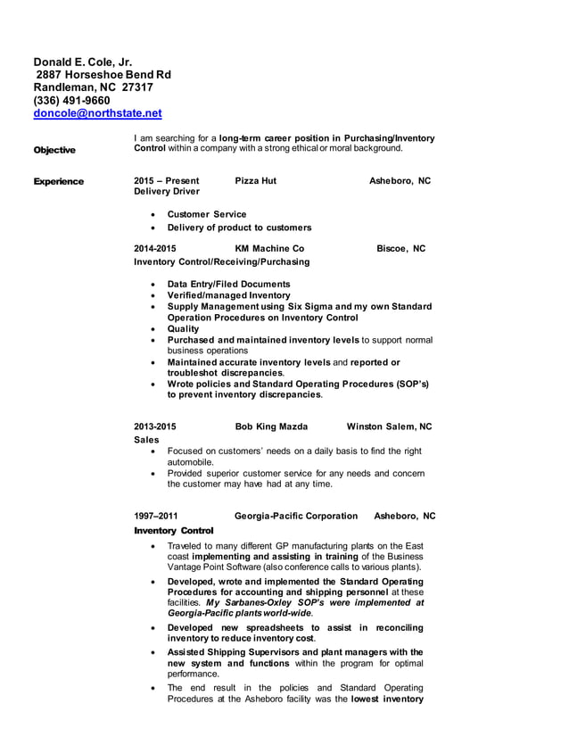 Confidential Resume | PDF