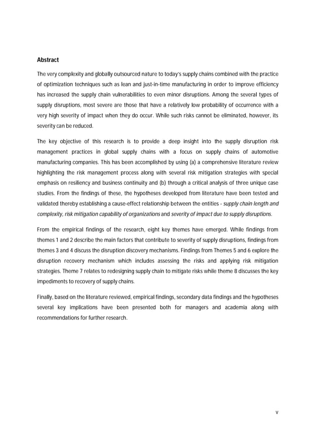 MBA Dissertation Thesis | PDF