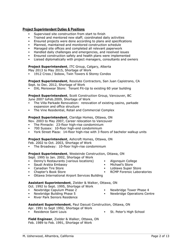 2016 complete Resume USA | PDF