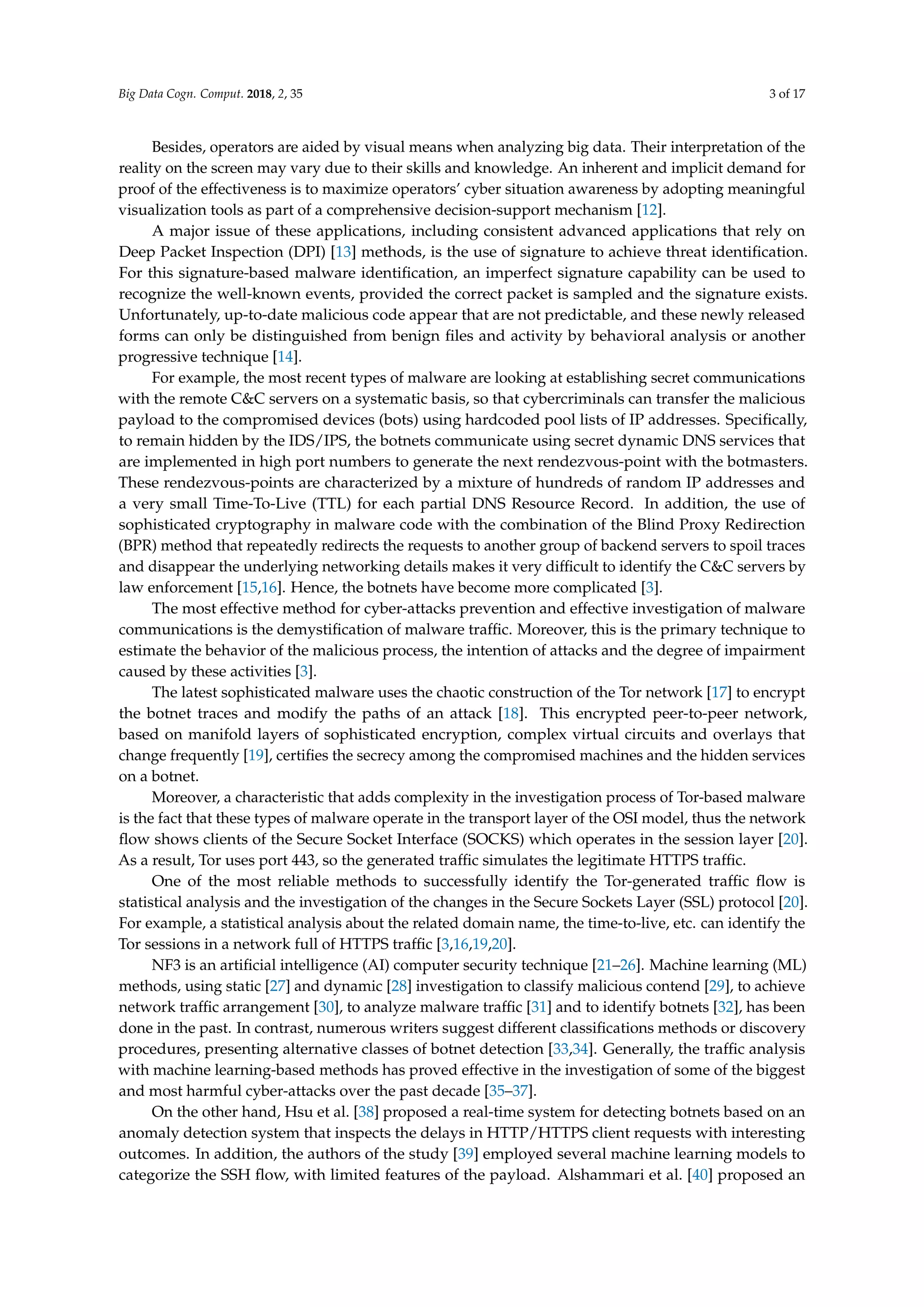 The Next Generation Cognitive Security Operations Center: Network Flow Forensics Using ...