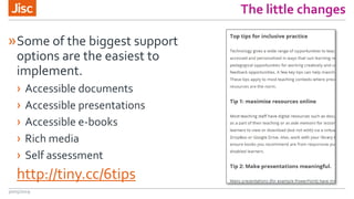 Making accessibility mainstream | PPT