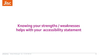 Making accessibility mainstream | PPT