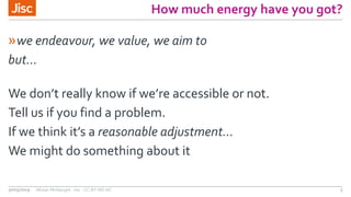 Making accessibility mainstream | PPT