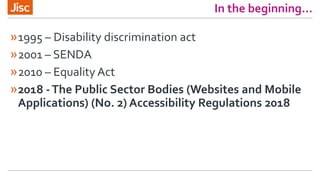 Making accessibility mainstream | PPT