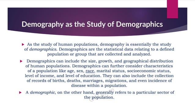 BUSINESS DEMOGRAPHY CHAP1 PPT PDF.pdf | Business | Business and Finance