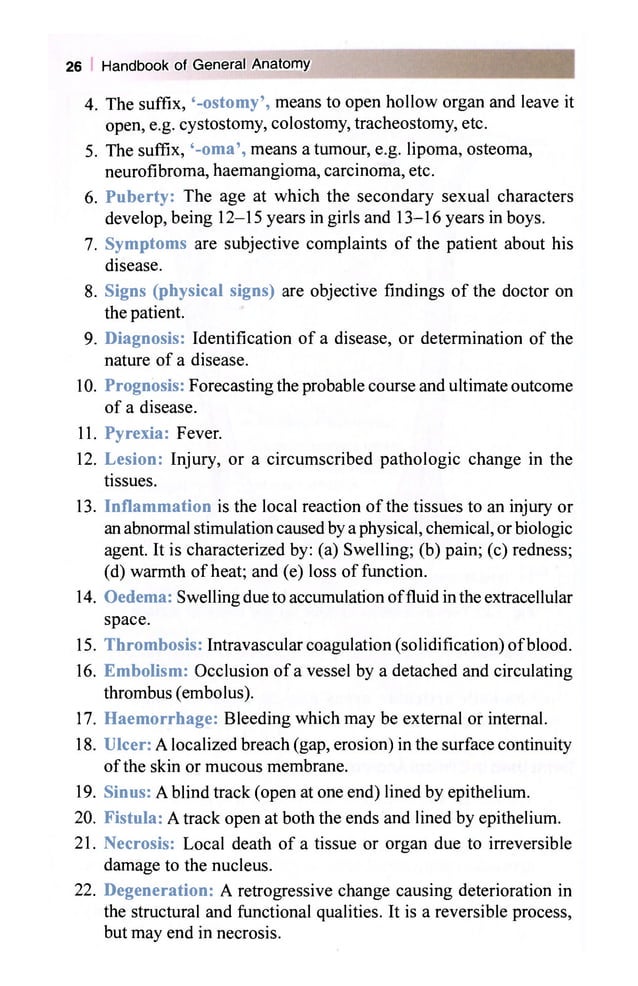 B d chaurasia's handbook of general anatomy (4th ed) | PDF