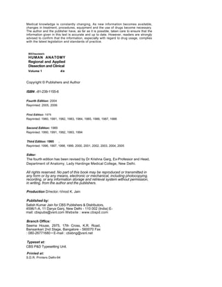 BD Chaurasia’s Human Anatomy, Upper Limb and Thorax -Volume1-4th.pdf