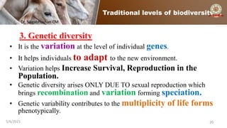 Biodiversity: concepts and definitions | PPTX