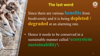 Biodiversity: concepts and definitions | PPTX