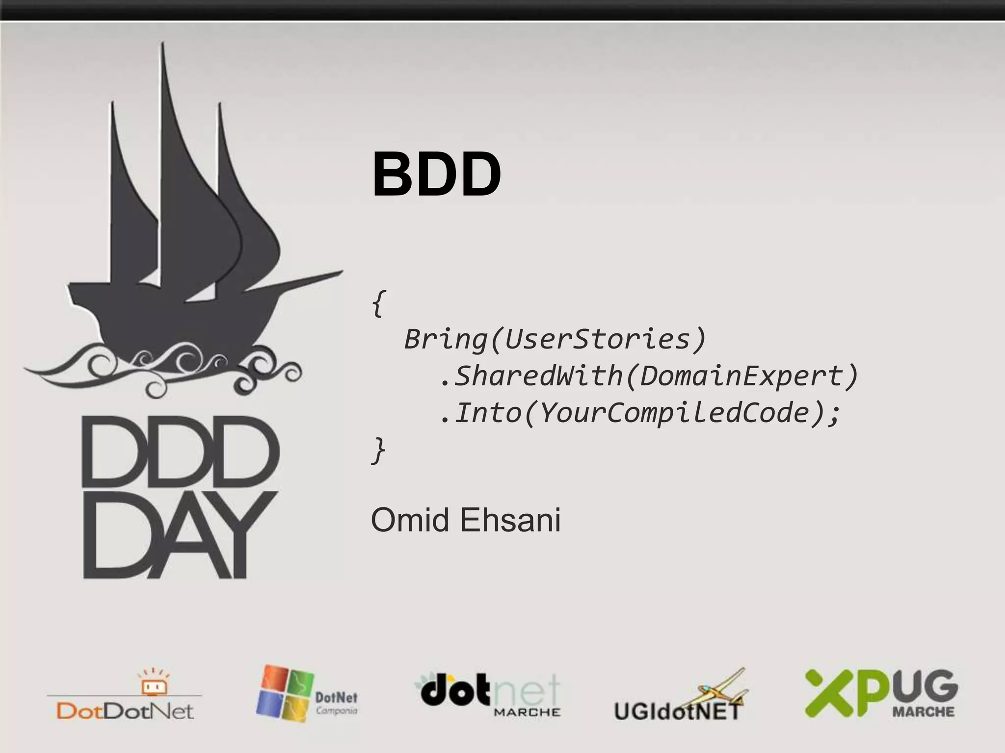 BDD in DDD | PPTX