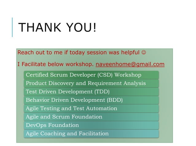 Scrum + Behavior Driven Development (BDD) - Colombo | PPT
