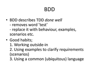 BDD Short Introduction | PPT