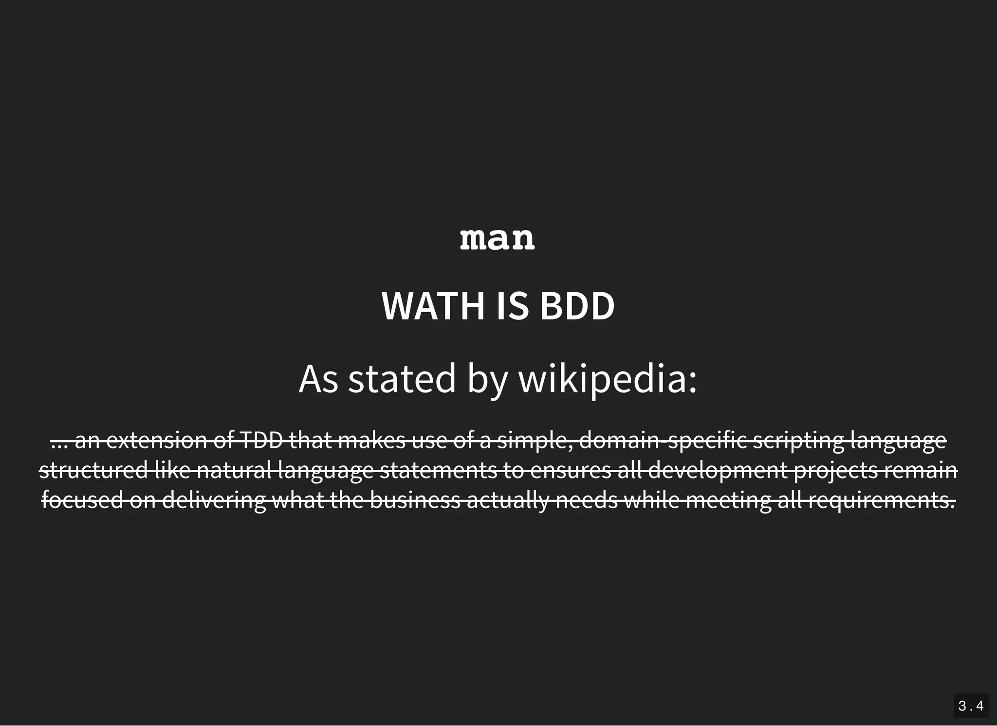 Introduction to BDD (Behavior-Driven Development) | PPT