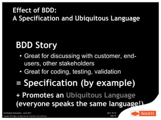 Introduction to Behaviour Driven Development | PPTX