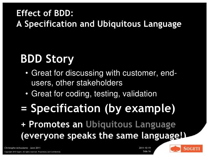 Introduction to Behaviour Driven Development Introduction to Behaviour Driven Development