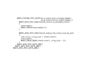 BDD with Boost Test | PPT