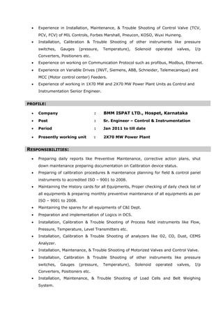 Syed Shafiullah CV | DOC