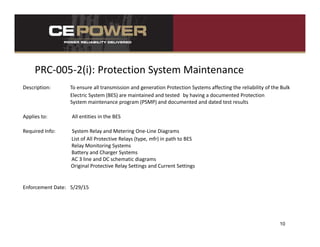 CE Power NERC Compliance | PDF