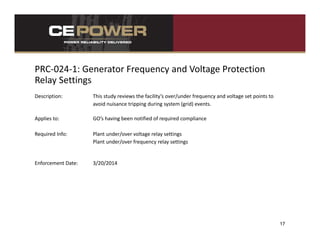 CE Power NERC Compliance | PDF