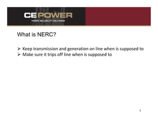 CE Power NERC Compliance | PDF