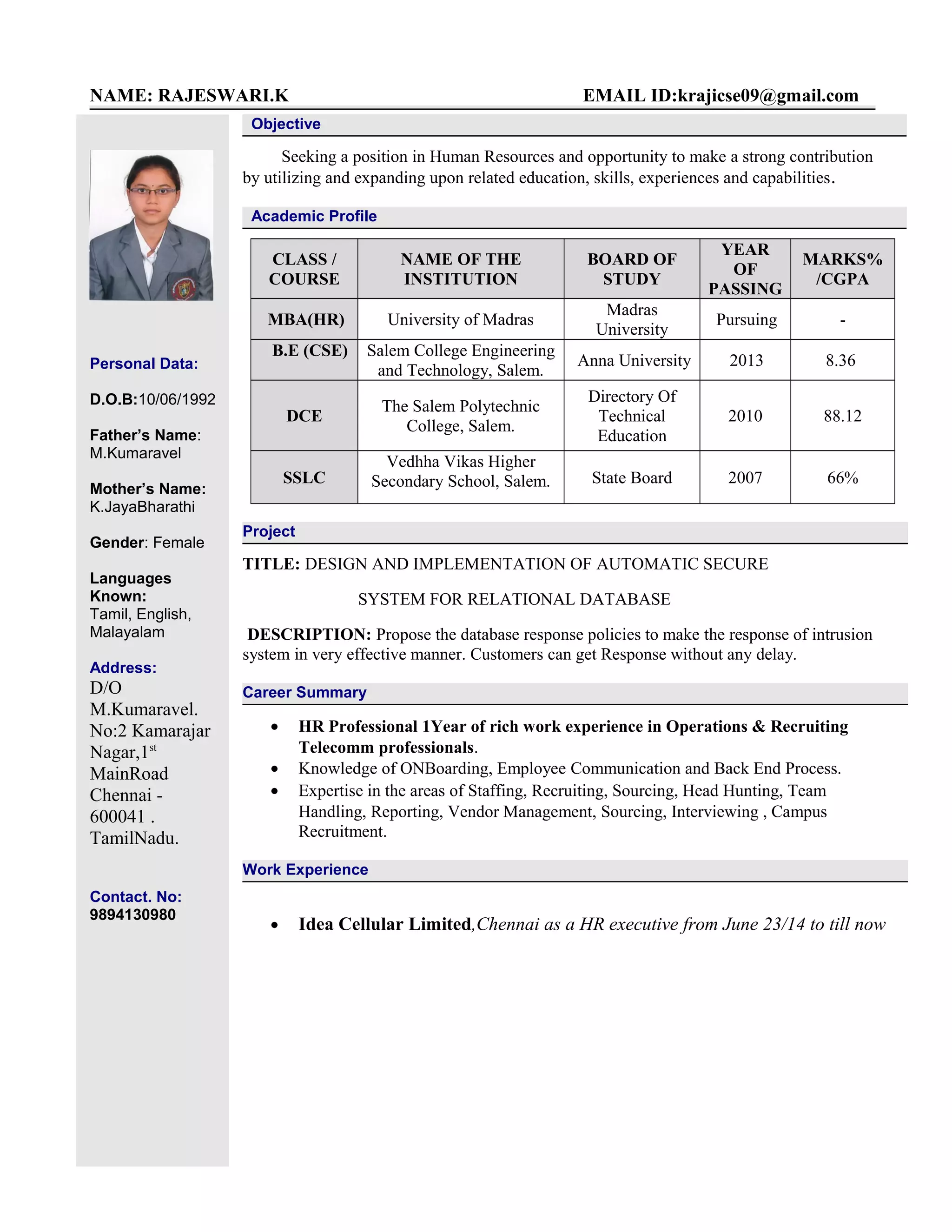My Resumea-upd2015 | DOC