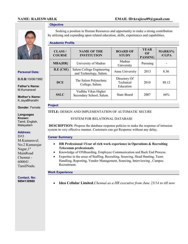 My Resumea-upd2015 | DOC