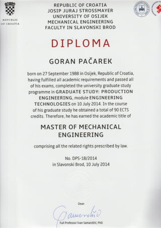 Diploma Master | PDF