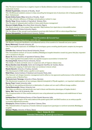 Plant Science -2017_Tentive Program | PDF