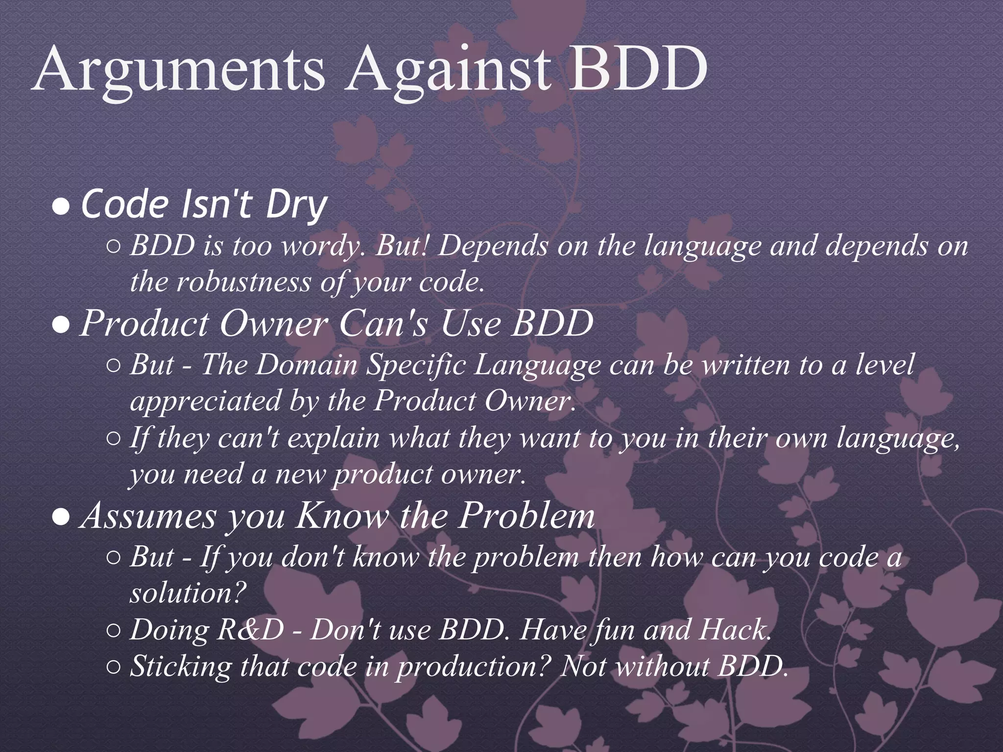 Bdd agile requirements | PDF