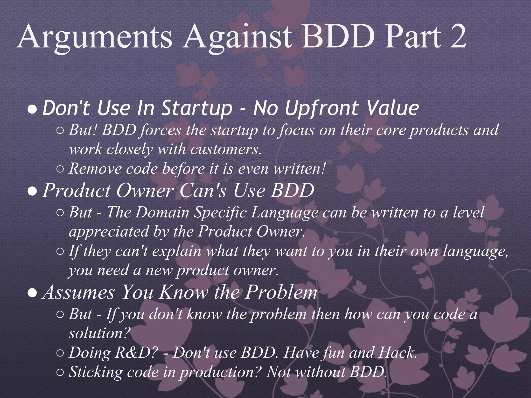 Bdd agile requirements | PDF