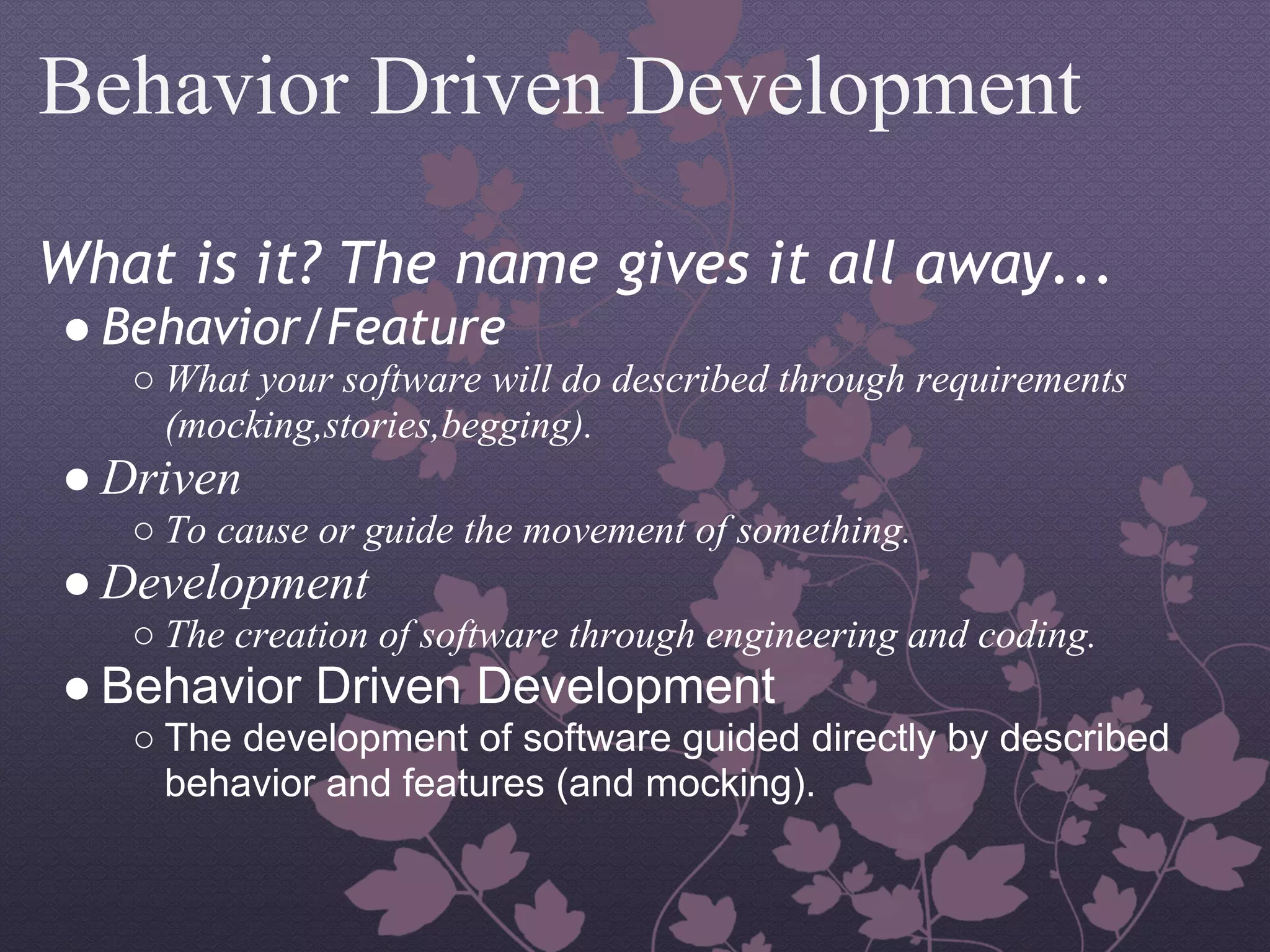 Bdd agile requirements | PDF