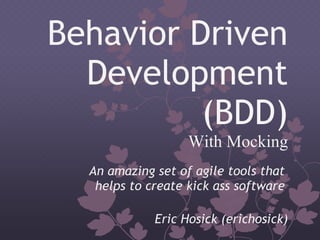 Bdd agile requirements | PDF
