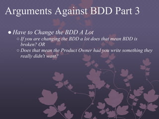 Bdd agile requirements | PDF
