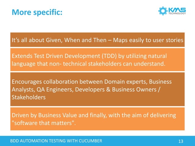 Behavior-Driven Development and Automation Testing Using Cucumber ...