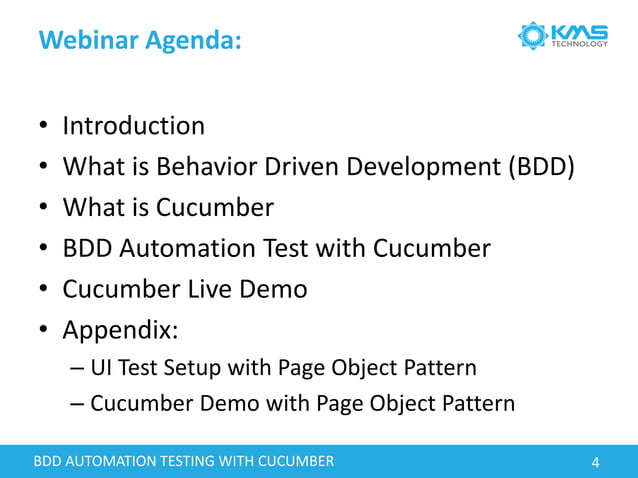 Behavior-Driven Development and Automation Testing Using Cucumber ...