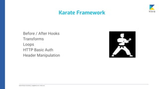 BDD Approach with Karate Framework in Service Tests | PPT