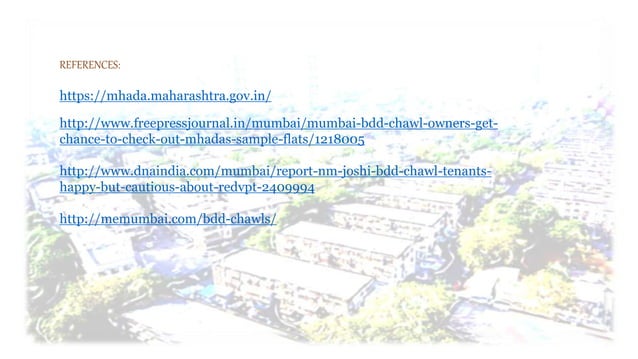 Bdd chawl CASE STUDY | PPTX