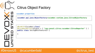 Behavior driven integration with Cucumber & Citrus | PPT