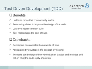 Behavior Driven Development Pros and Cons | PPT