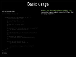 Bdd for ios with kiwi | PDF