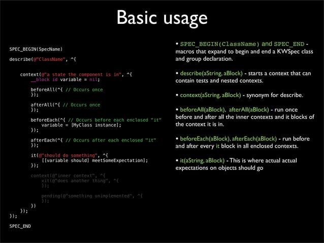 Bdd for ios with kiwi | PDF